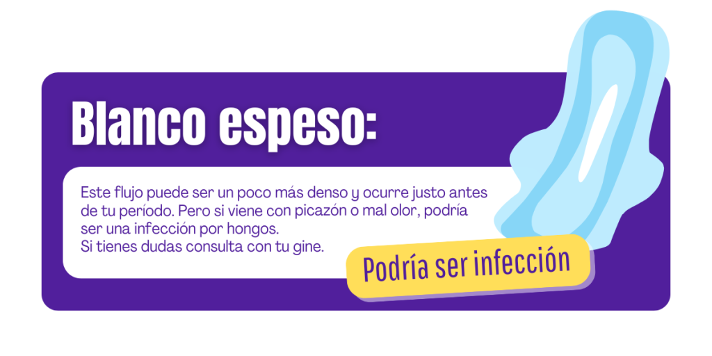 Flujo blanco y espeso ¿Qué significa este tipo de flujo?